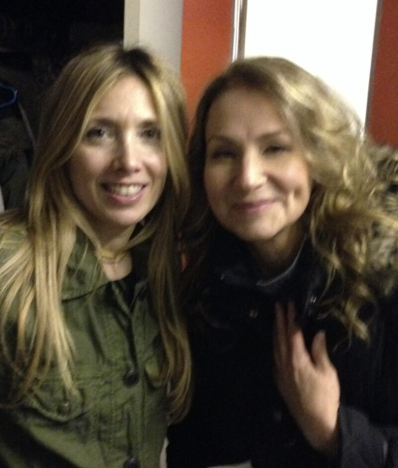 Judi with the talented singer, Joan Osborne – Judith Longo